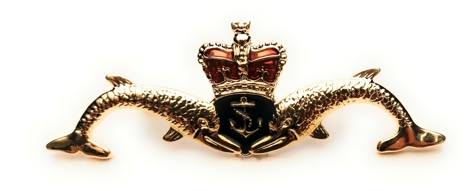 Royal Navy Submariner Double Dolphin Large Lapel Pin Badge FREE UK ...
