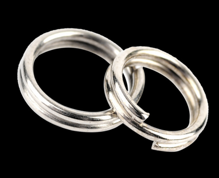 100Pc Metal Round Split Rings Small Double Ring for Jewelry Making 4 ...