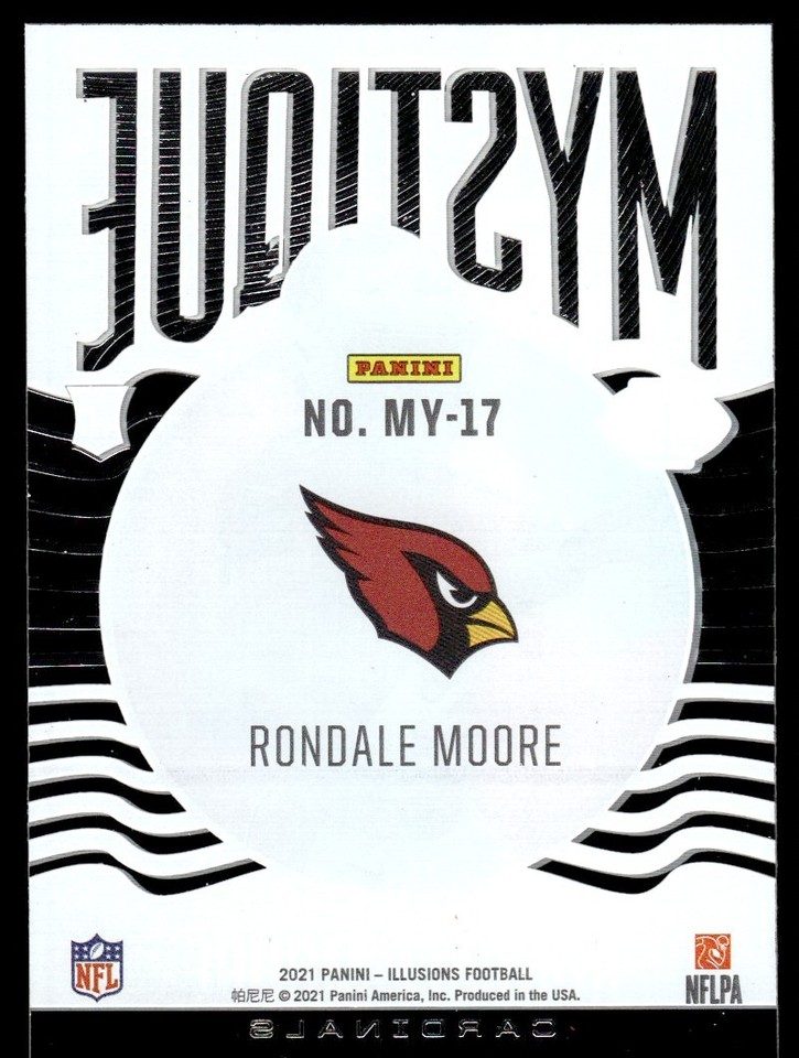 2021 Panini Illusions Mystique Rondale Moore Rookie Arizona Cardinals # ...