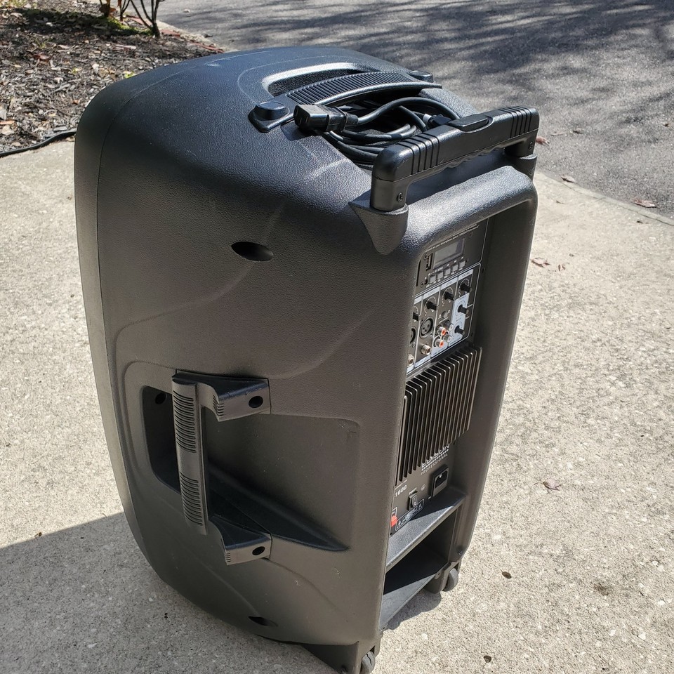 Edison Professional EN-1600 PA Speaker Portable Audio System Tested ...