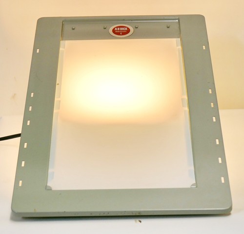 A B Dick Mimeoscope Illuminated Drawing Board Model #4 - Vintage 1960's ...