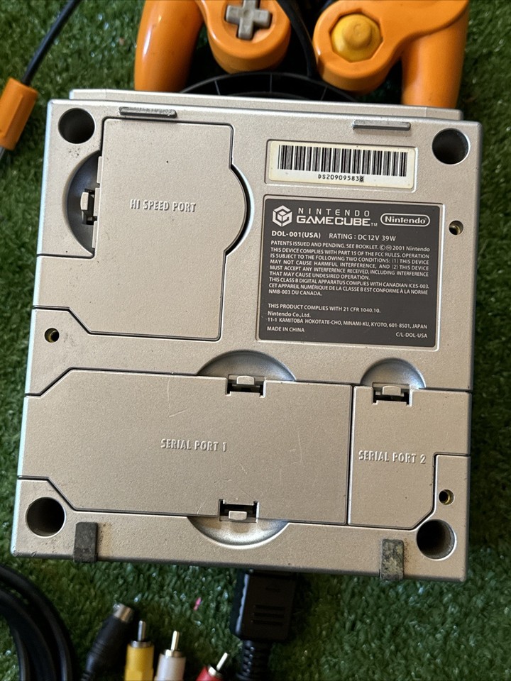 Nintendo GameCube Platinum Console - Silver LOT with Controller Tested ...