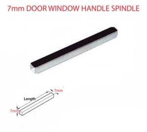 7mm Windows UPVC and Door Handle Spindle Short / Long 40mm TO 150mm ...