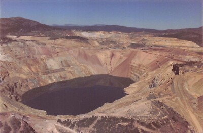 Postcard RPPC NV Ruth Copper Mine Pit White Pine County Photo attached ...