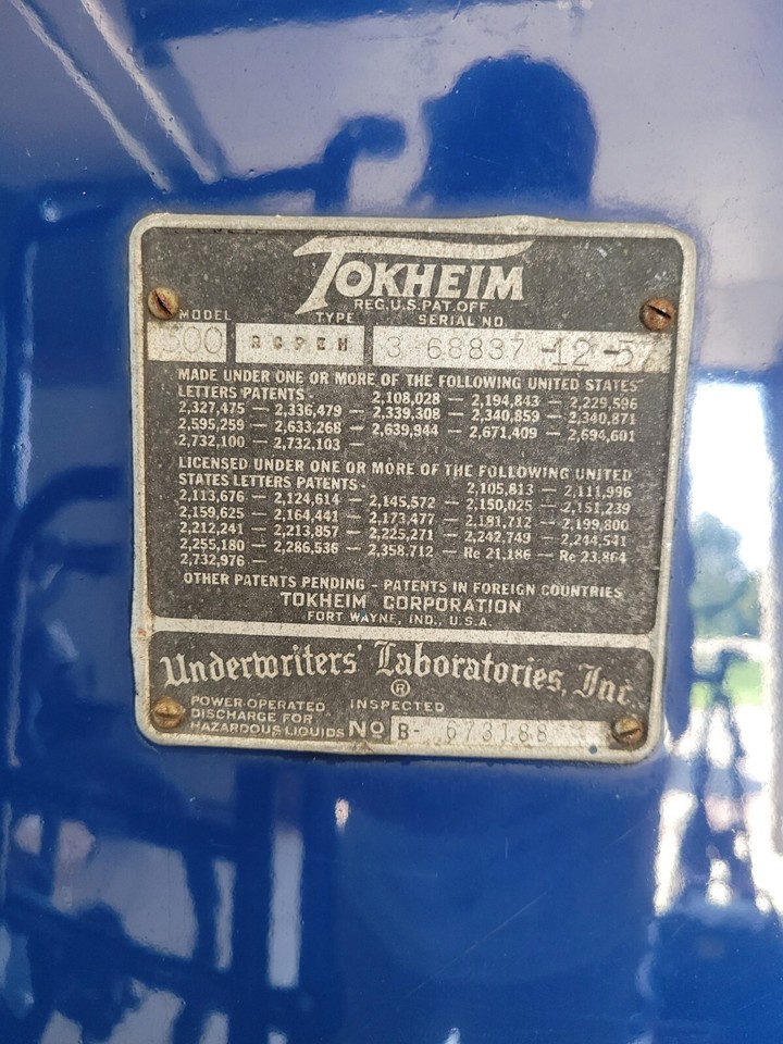 Tokheim 300 Series Gas Pump Side Panel Gas Pumps Petro Petroliana ...