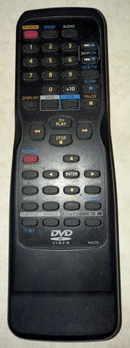 OEM Emerson/Symphonic NA270 TV/VCR/DVD Player Remote Control Black ...