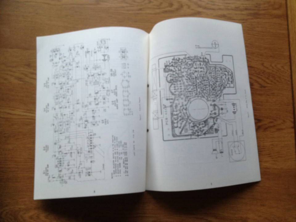 Sharp FXC-12 Portable Clock Radio Vintage Workshop Service Manual FXC ...