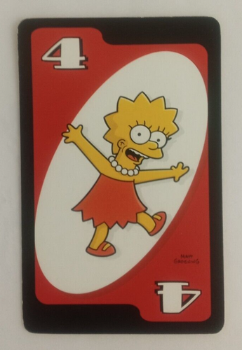 2003 The Simpsons Uno Card Red Lisa #4 | eBay