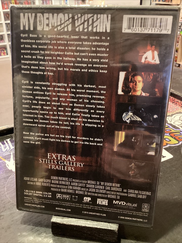 My Demon Within (DVD) Carl Darchuck Gary Casper Nadine Bernecker Adam ...