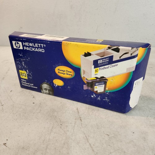 HP C4823A 80 Yellow Printhead/Cleaner DJ 1000 1050 Genuine New OeM free ...