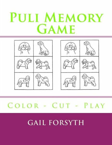 Puli Memory Game: Color - Cut - Play 9781723183171| eBay