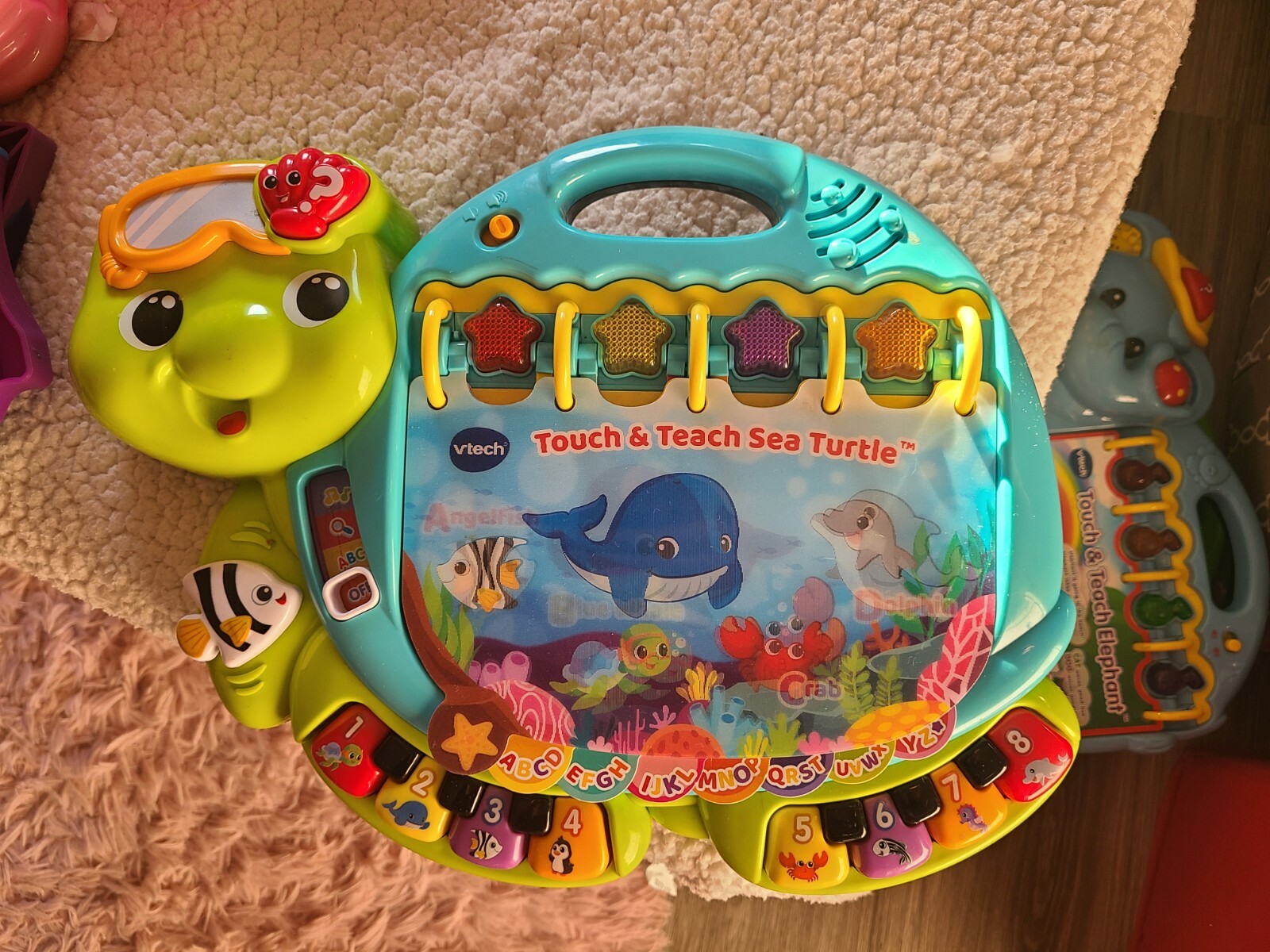 VTech Touch and Teach Sea Turtle Interactive Learning Book | eBay