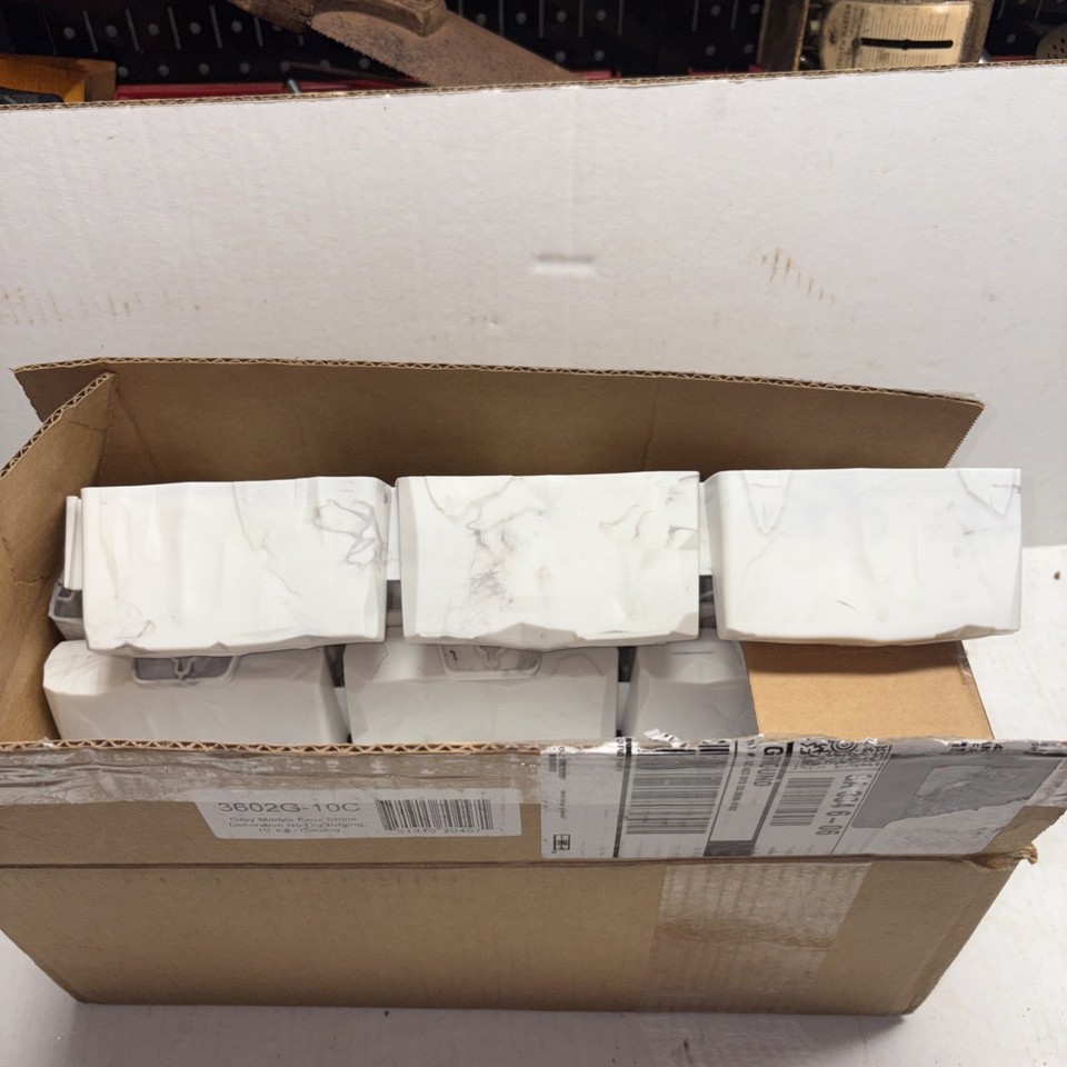 Vigoro 10ft Gray No-Dig Faux Stone Edging Kit – Decorative Garden ...