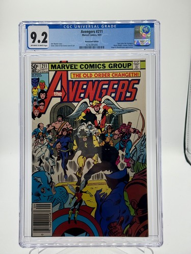 Avengers #211 CGC 9.2 (1981) - Newsstand Edition - Tigra joins the ...