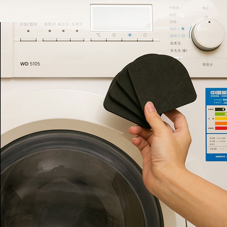12 Pcs Washing Machine Protective Mat Anti Vibration Pad Reduction Pads ...