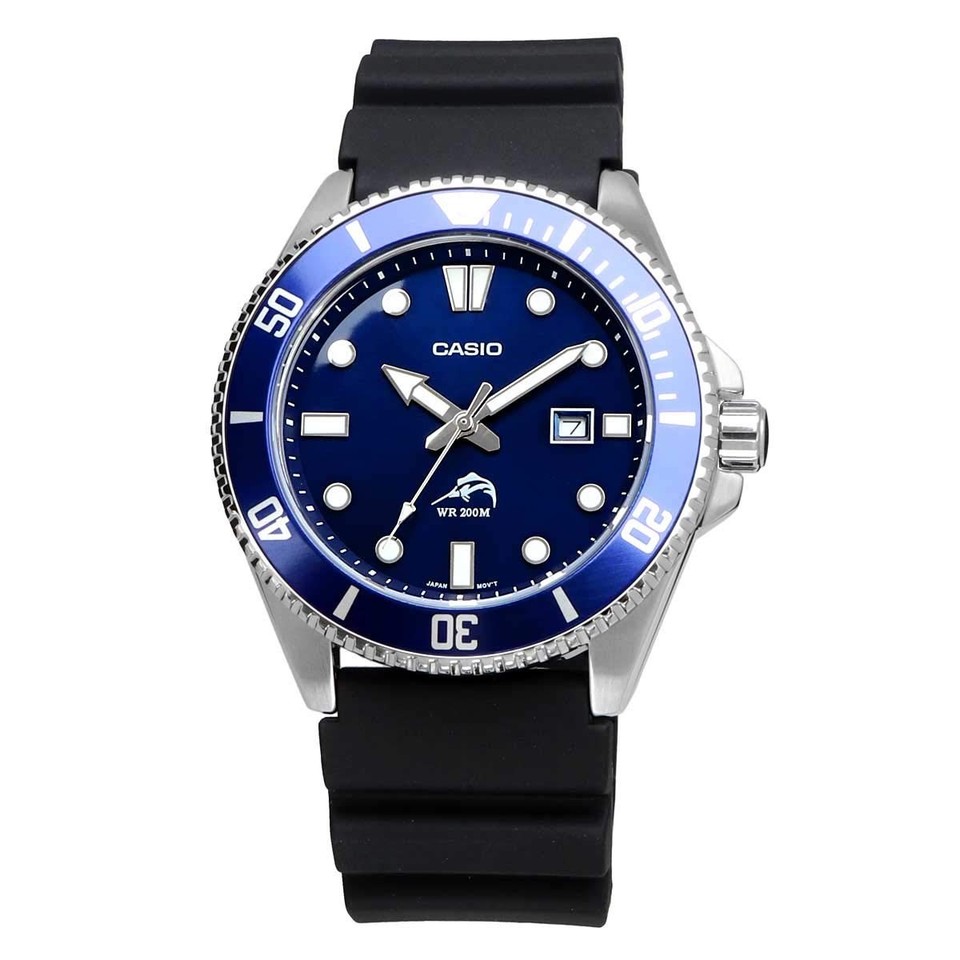 CASIO Watch Diver Watch MDV-106 Series Men's Model (Blue MDV-10 | eBay