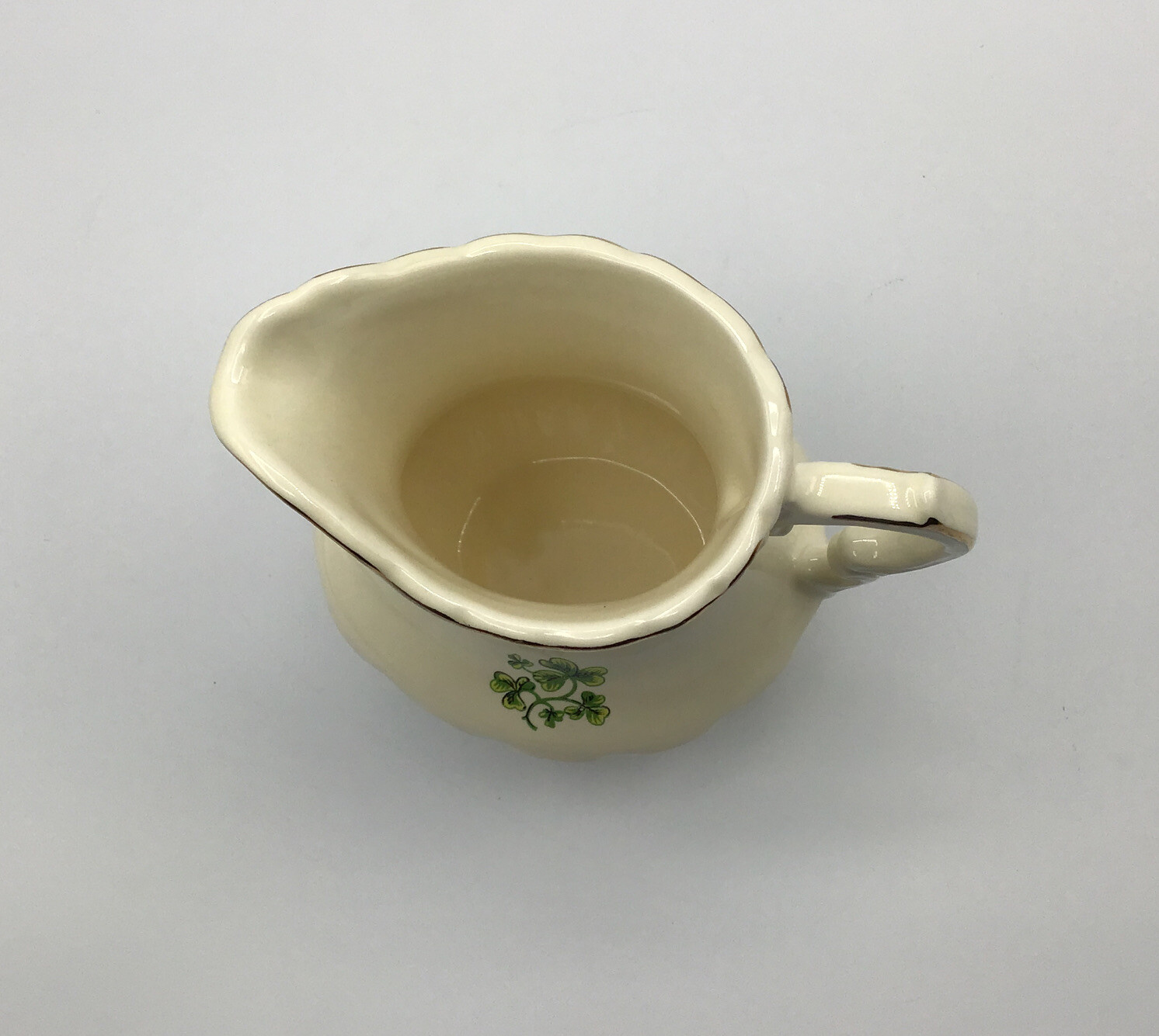 Erin China Carrigaline Shamrock 24KT Handpainted Creamer Pitcher | eBay