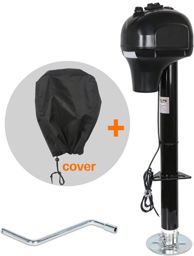 Heavy Duty Electric Trailer Jack with 600D Polyester Protective Cover ...