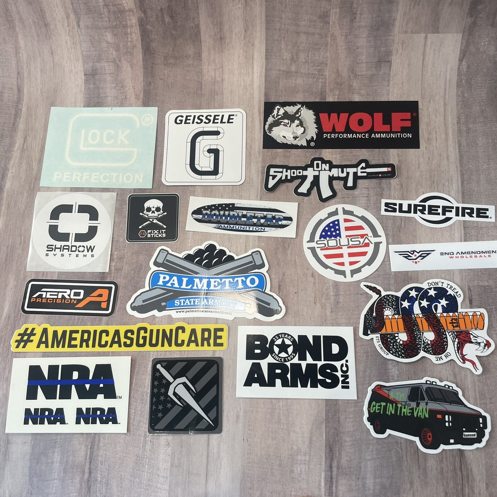 Lot of 18 Shot Show Sticker Decals Lot Firearms Guns 2A Tactical 18 ...