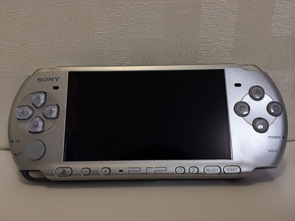 Mint SONY PSP Playstation Portable Console Mystic Silver Game PSP ...