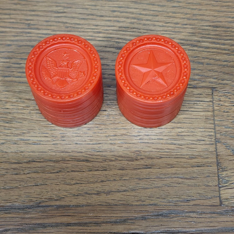 Connect Four Game Replacement Pieces LOT OF 10 RED CHECKERS | eBay