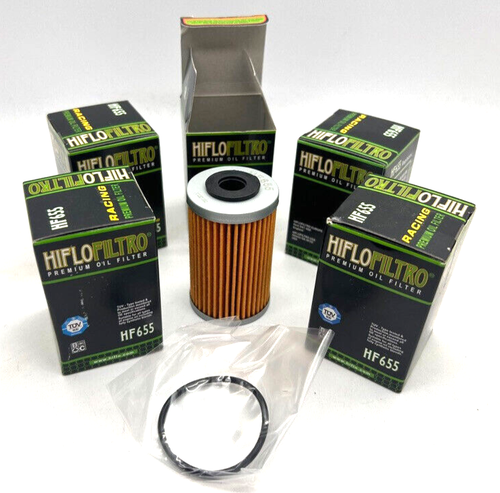 KTM SXF 450 Hi Flo Hiflo Oil Filter Pack Of X5 Motocross 2013-15 ...