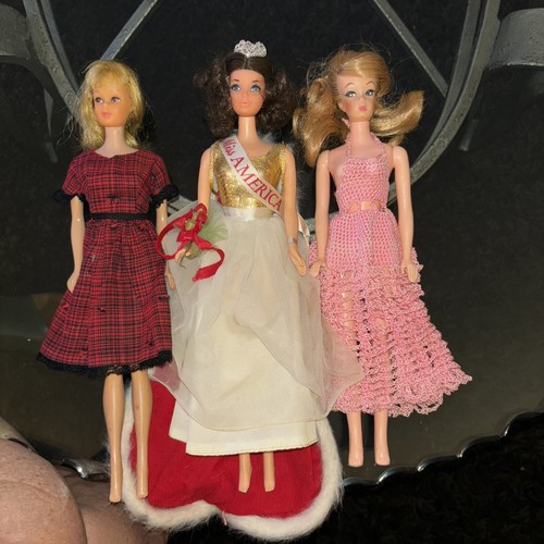 VINTAGE 1972 WALK LIVELY MISS AMERICA Doll Rooted Eye Lashes! Francis ...