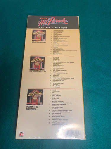 Time Life Your Hit Parade 3 CD Set Greatest Hits of The '40s & '50s ...