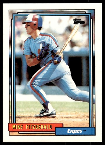 1992 Topps Mike Fitzgerald Baseball Card Montreal Expos #761 | eBay
