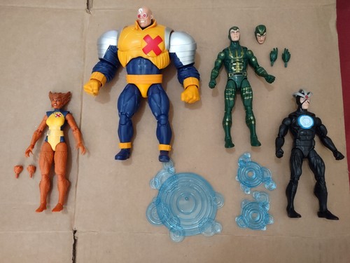 Marvel Legends X-Factor Lot Strong Guy BAF Havok Wolfsbane Multiple Man ...