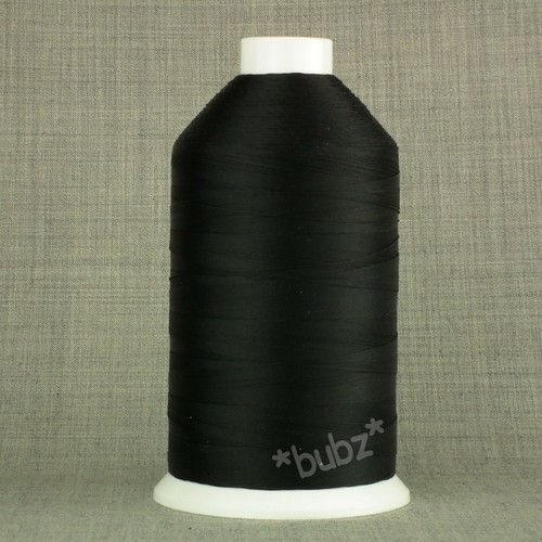 BONDED NYLON SEWING THREAD 30s 2,500m SPOOL BLACK 30 TKT LEATHER REPAIR ...