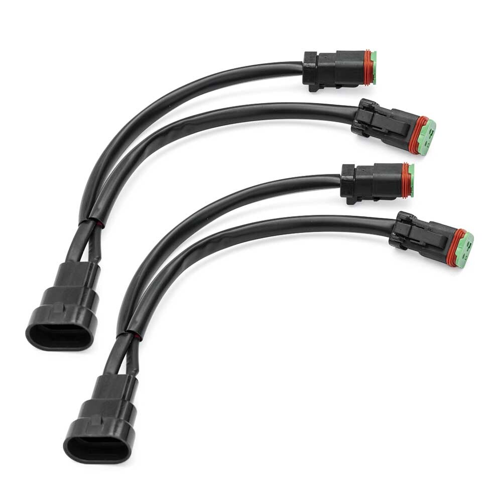 2x H10 H12 to Deutsch DT DTP Y-shape Dual Output Splitter Adapter ...