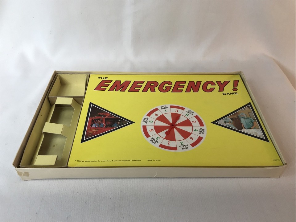 The Emergency! Board Game 1973 1974 Milton Bradley Vintage | eBay