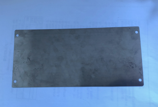 2 pcs 3.9" X 8.4" Pad Printing Stainless Steel Plate 0.3mm Thickness ...