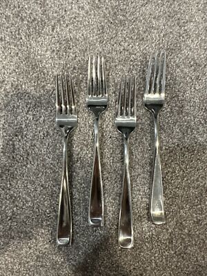 Oneida 18/10 Stainless Steel MODA Flatware - Dinner Fork Set Of 4 | eBay