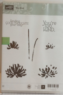 Stampin Up Too Kind - You're Too, Good Thoughts, Petals, Stems Stamp ...