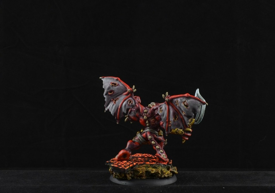 Painted Demon Devil from Reaper Miniatures D&D character BONES BLACK | eBay
