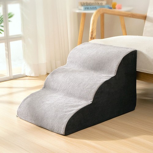 Extra Wide Foam Dog Ramps Slope Pet Stairs Durable Dog Steps Older Dogs ...