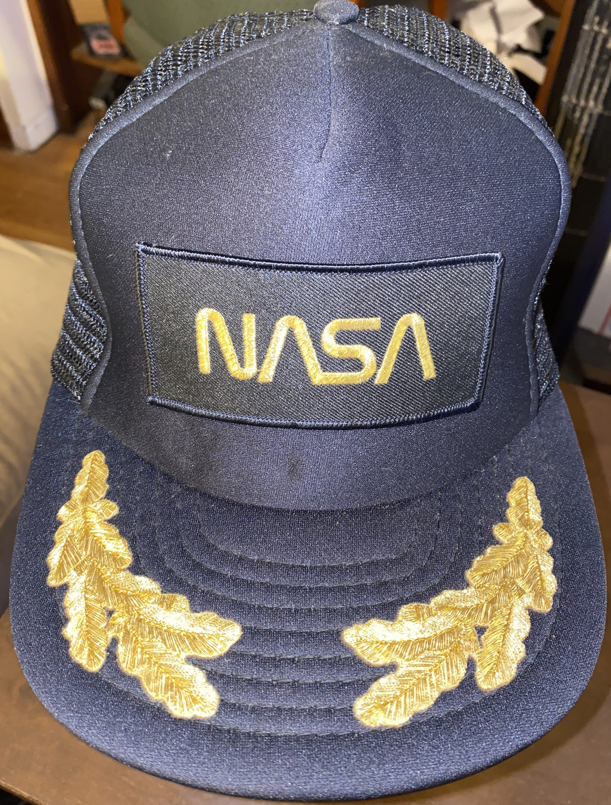 1980s vintage NASA spaceship astronaut PATCH snapback… - Gem