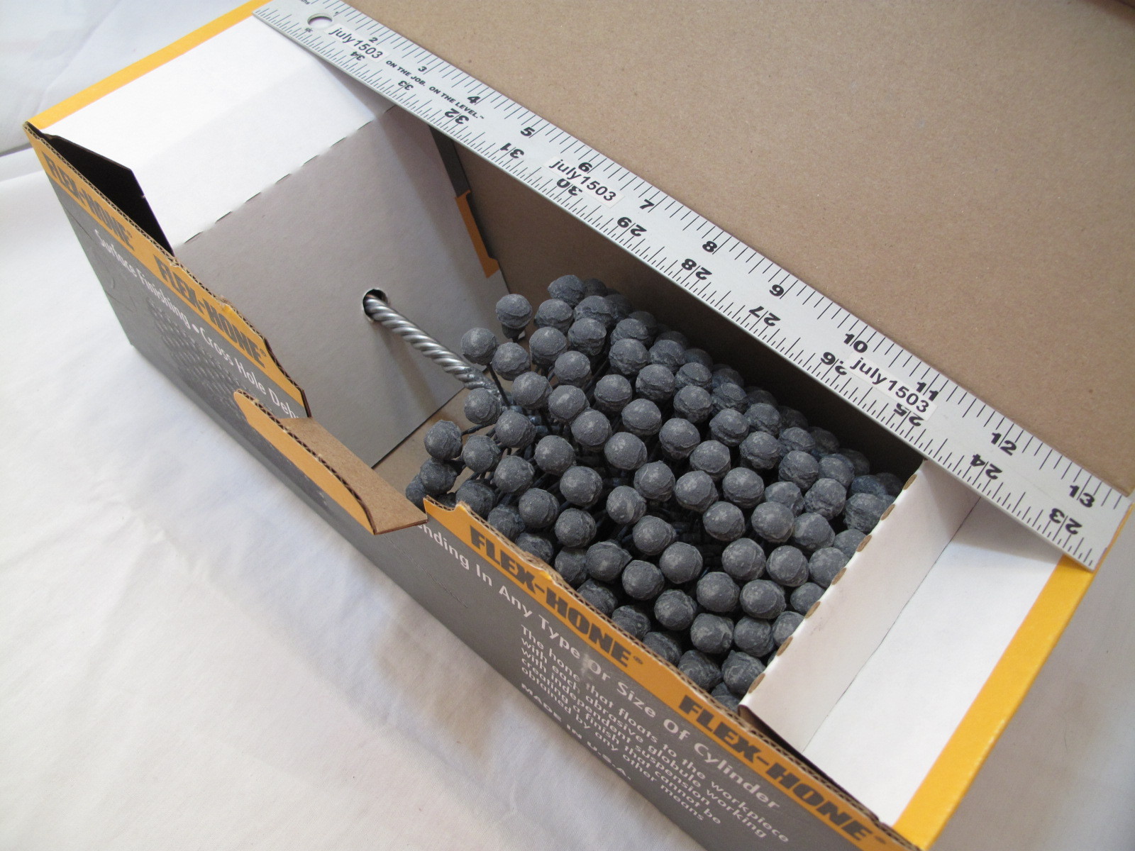 (1) NEW 4" 320 grit Flexible Cylinder Hone Bore Diameter Ball Engine ...