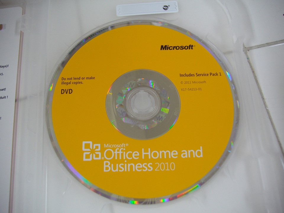 MS Microsoft Office 2010 Home and Business Licensed For 2 PCs Full ...
