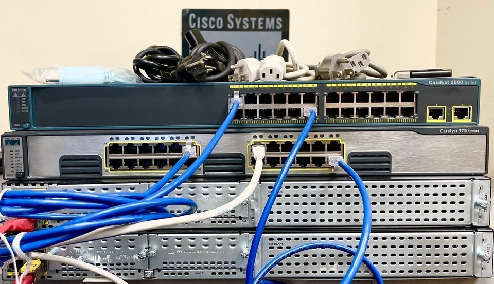 Ultimate Cisco CCENT CCNA & CCNP LAB KIT ISR4331 Cisco IOS-XE,3750g ...