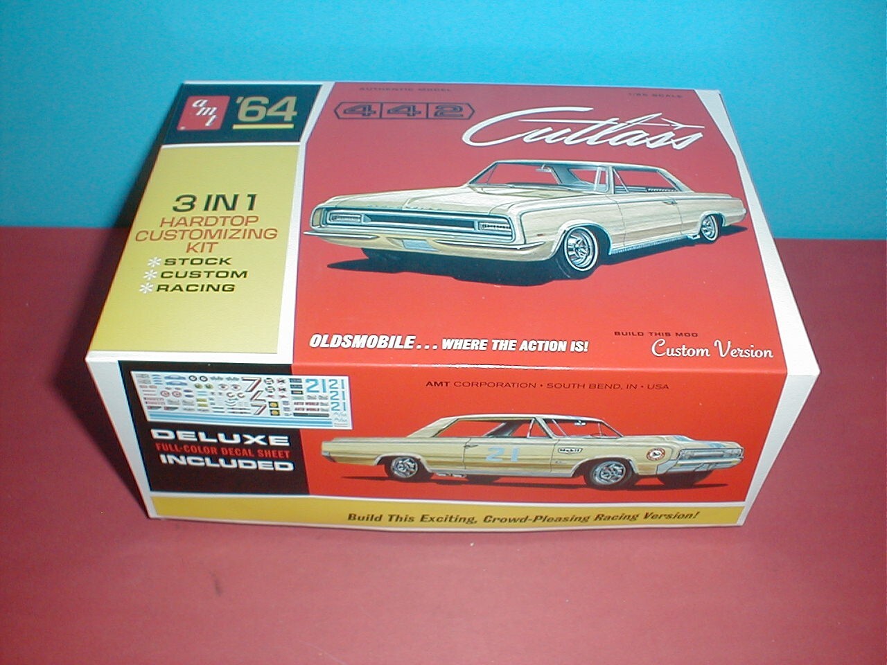 AMT 1/25 1964 64 OLDSMOBILE CUTLASS 442 MODEL KIT NEW IN OPEN BOX NIOB ...