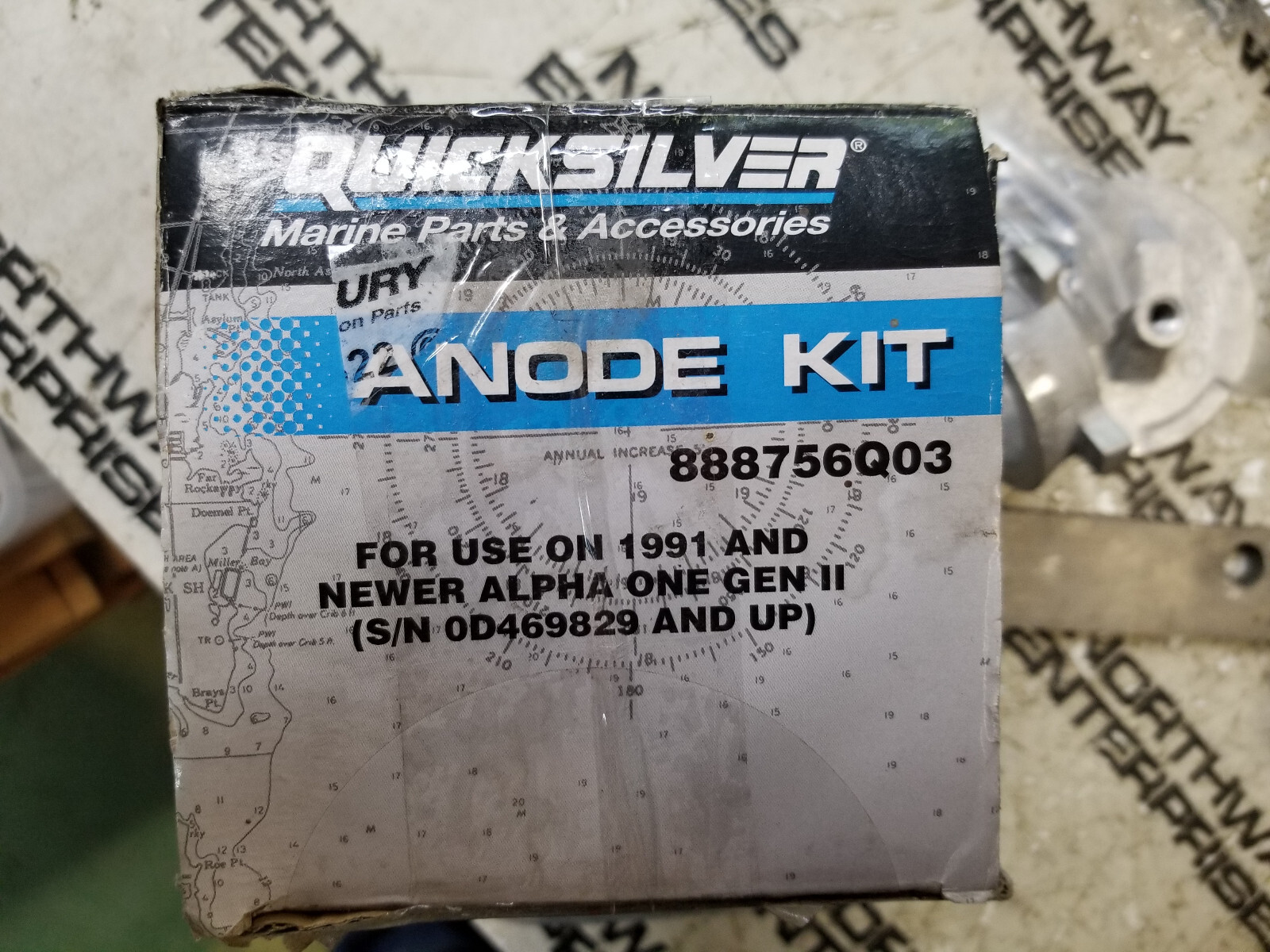 Alpha 1 - Gen II Aluminum Anode Kit Quicksilver® 97-888756Q03 888756Q03 ...