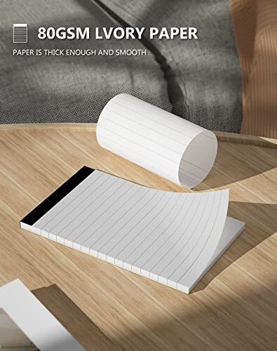 6 Pack Small Notopads Refills Memo Pads 3x5 Inch Lined Writing Note ...