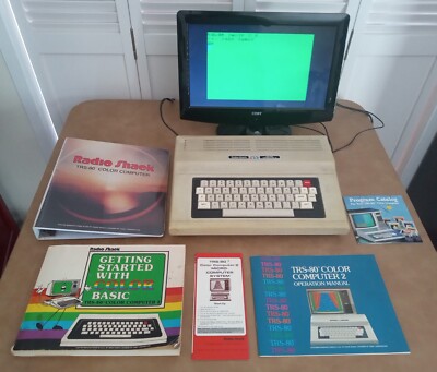 TRS-80 Color Computer 2. Rare Vintage Working. In Original Box. With ...