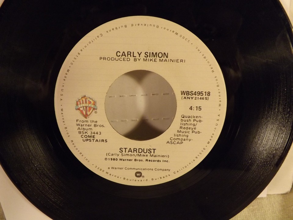 CARLY SIMON Jesse/Stardust 45 7" Record Vinyl Records NO SKIPS | eBay