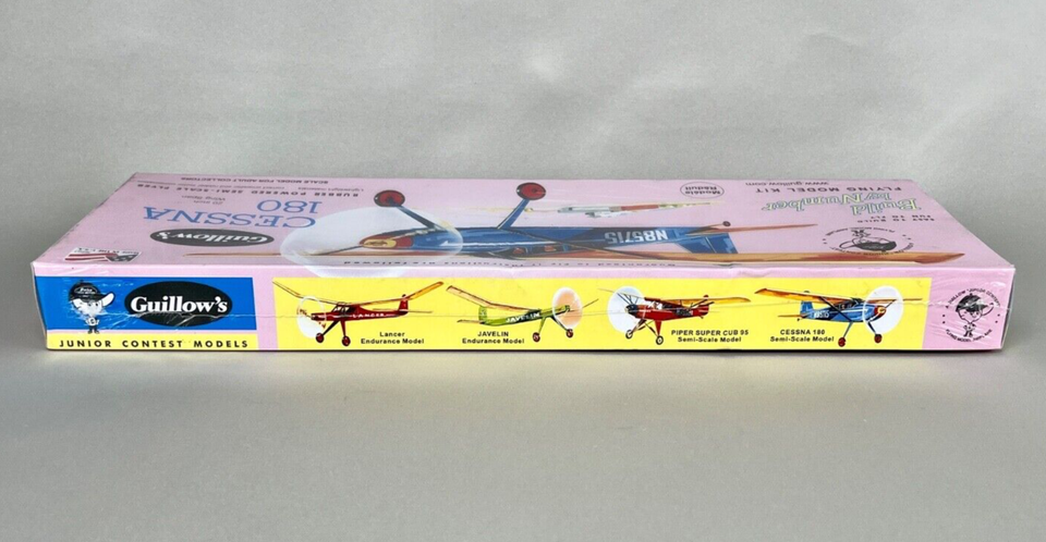 Guillow's Cessna 180 Balsa Wood Flying Model Airplane Kit 601 - NEW ...
