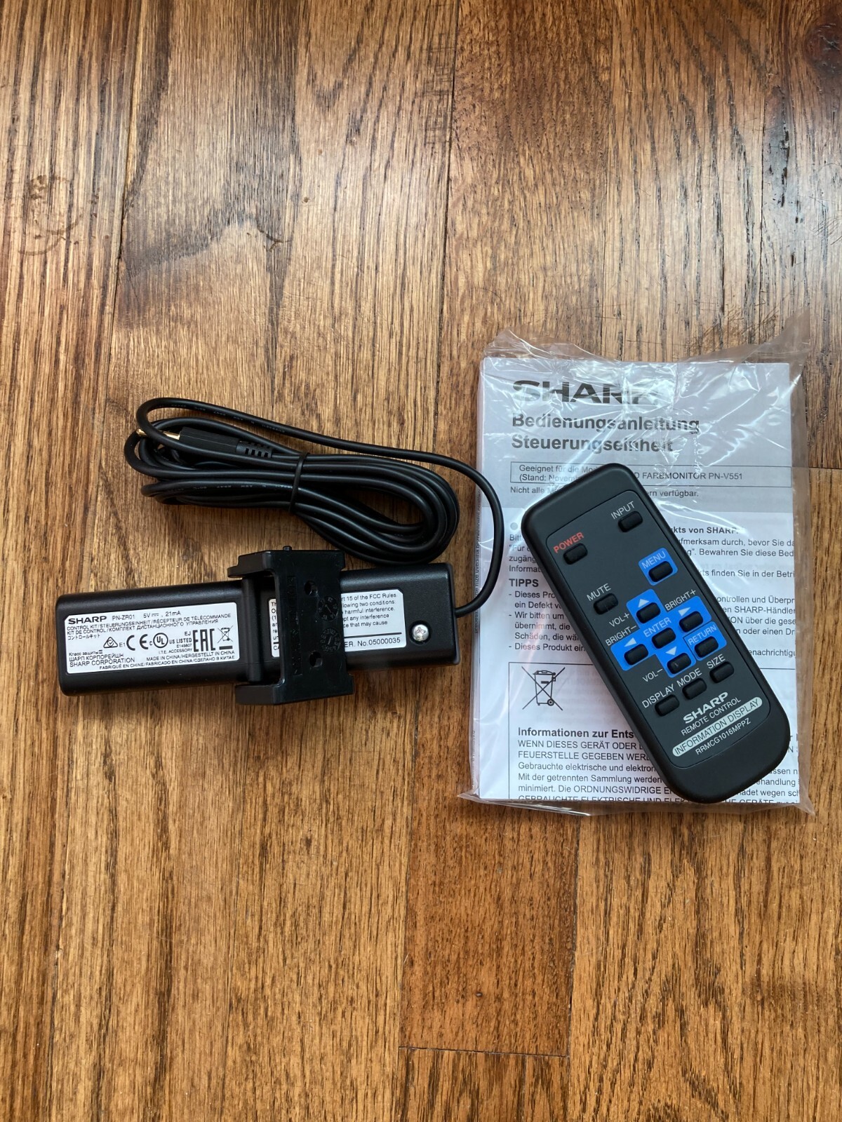 Sharp PNZR01A Remote Сontrol Kit for PNV550A (Open Box) | eBay