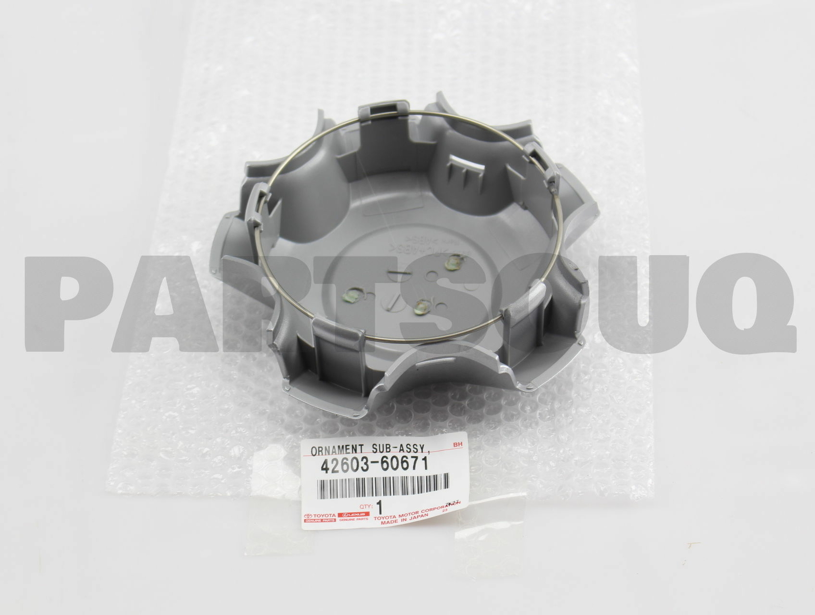 4260360671 Genuine Toyota ORNAMENT SUB-ASSY, WHEEL HUB(FOR FRONT) 42603 ...